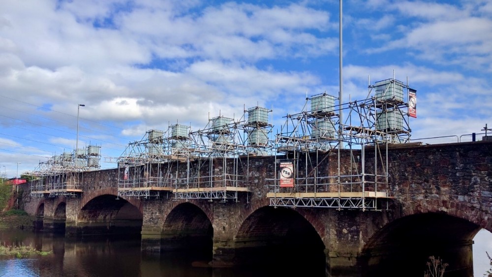 Countess Wear Bridge - PSB Scaffolding